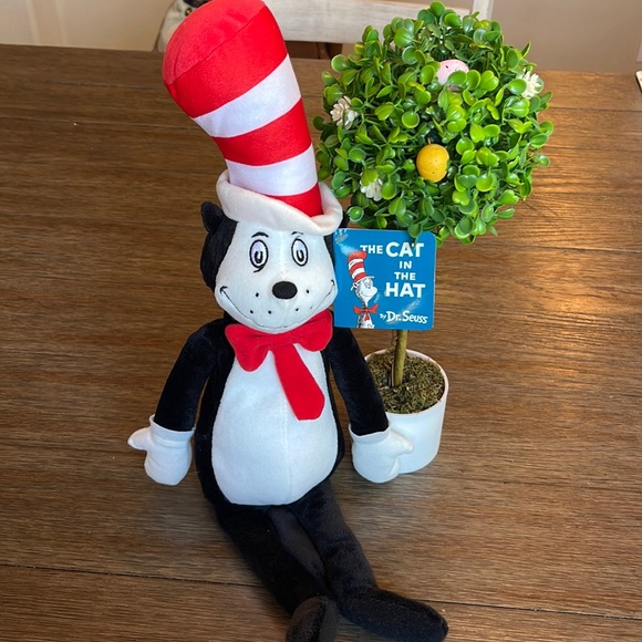 Toys | Nwt Dr Seuss Cat In The Hat Plush 18 Inches Long | Poshmark